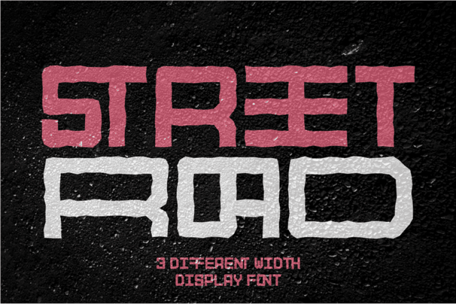 STREETROAD Font · 1001 Fonts
