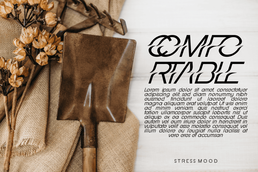 STRESS MOOD DEMO Font · 1001 Fonts