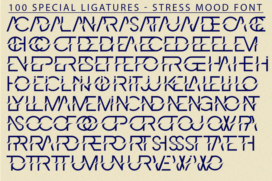 STRESS MOOD DEMO Font · 1001 Fonts