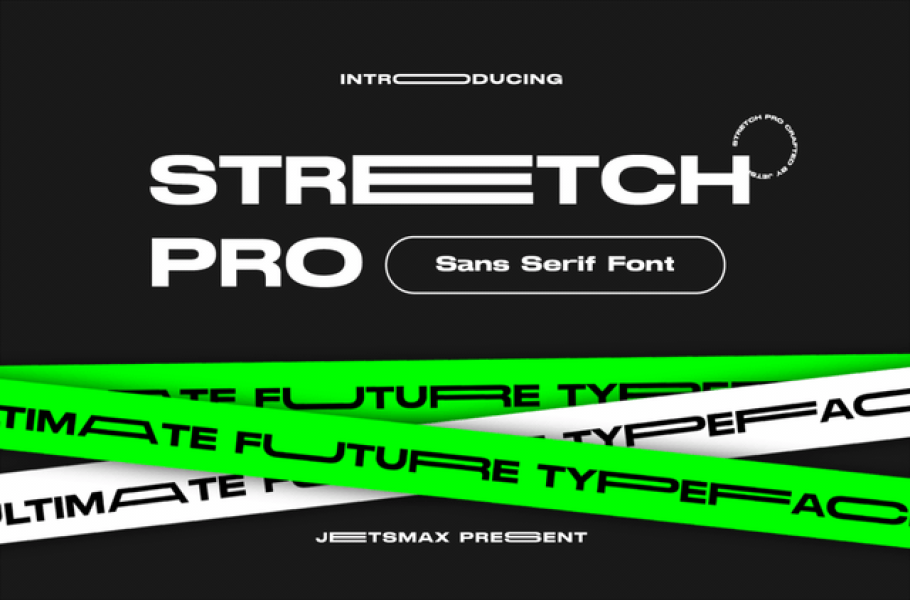 34 Free Stretched Fonts · 1001 Fonts