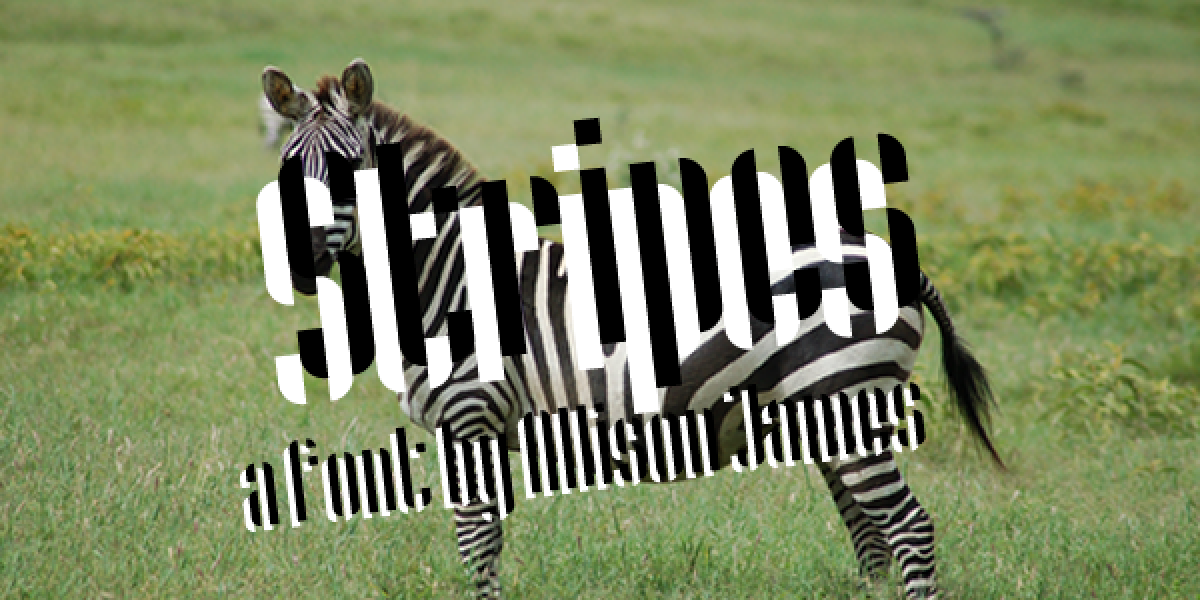 Stripes Font · 1001 Fonts