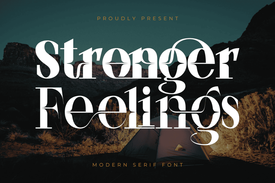 Stronger Feelings Demo Font · 1001 Fonts