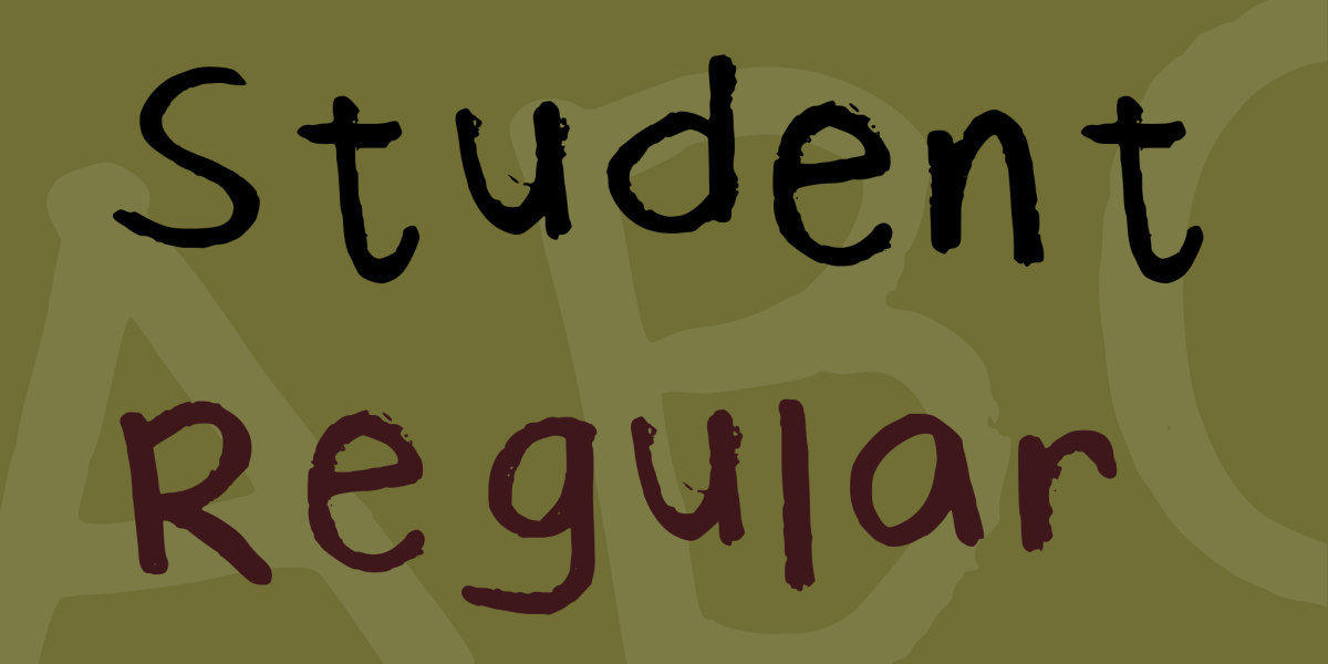 Student Font · 1001 Fonts