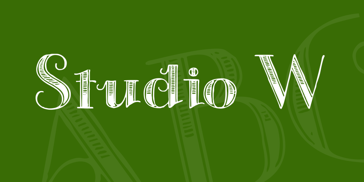 Studio W Font · 1001 Fonts