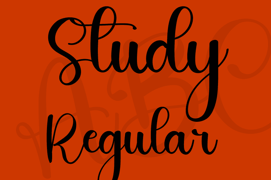 Study Font · 1001 Fonts