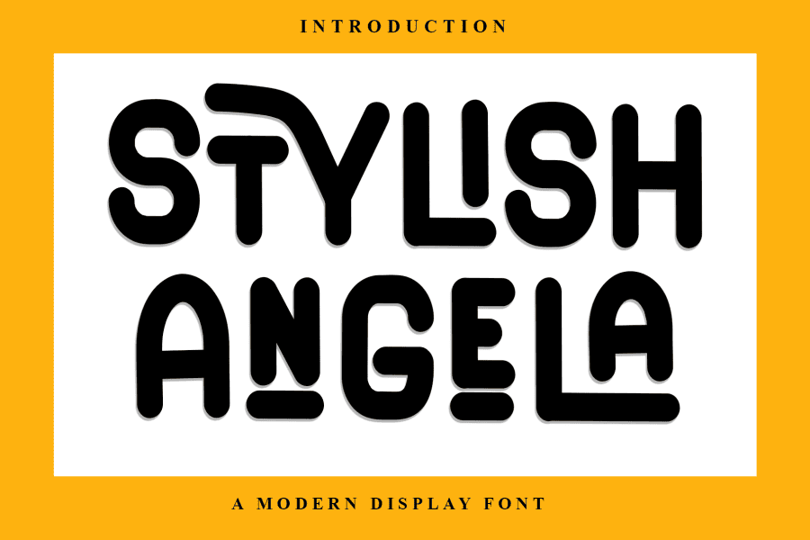 Stylish Angela Font · 1001 Fonts