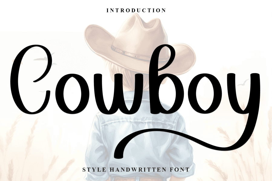 Stylish Cowboy Font · 1001 Fonts