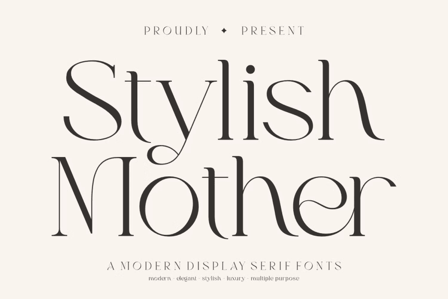 Stylish Mother Font · 1001 Fonts