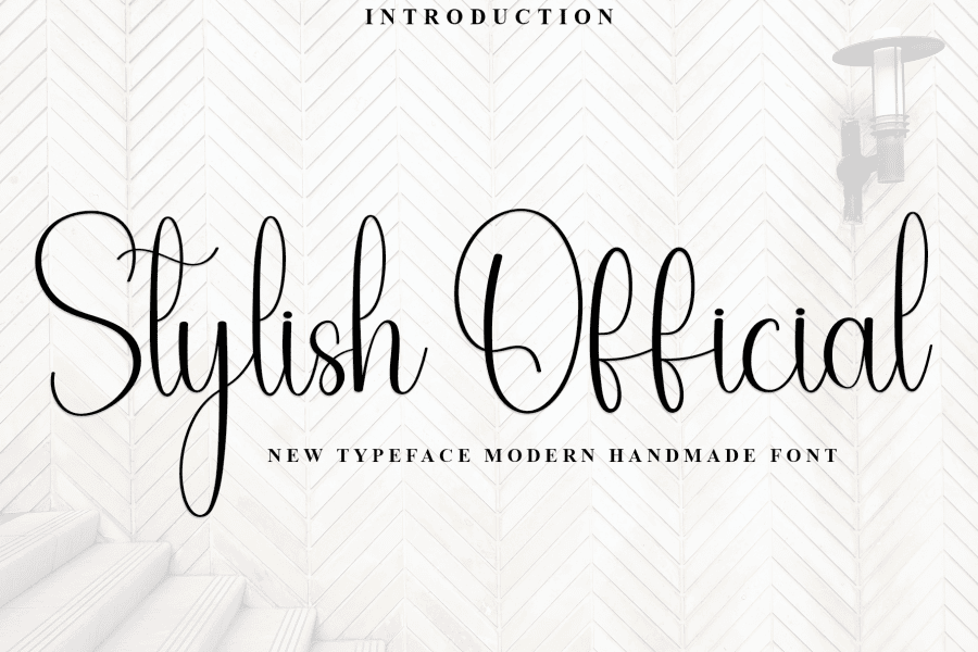 Stylish Official Font 1001 Fonts