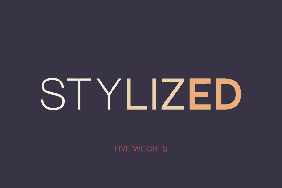 Stylized Font Family · 1001 Fonts