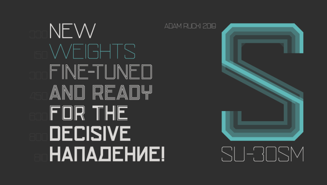 SU-30SM Font Family · 1001 Fonts