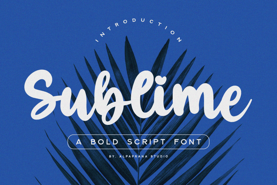 Sublime Free Font · 1001 Fonts