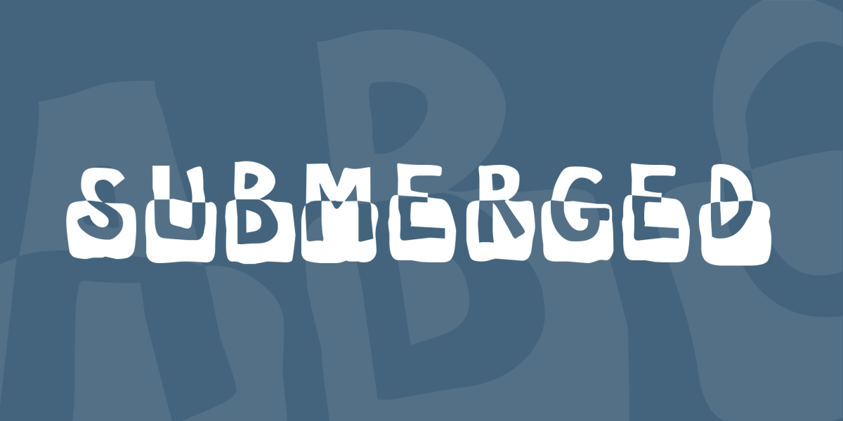 Submerged Font · 1001 Fonts