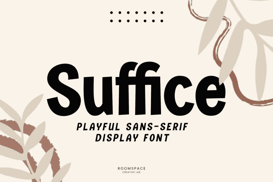 Suffice Font Family · 1001 Fonts