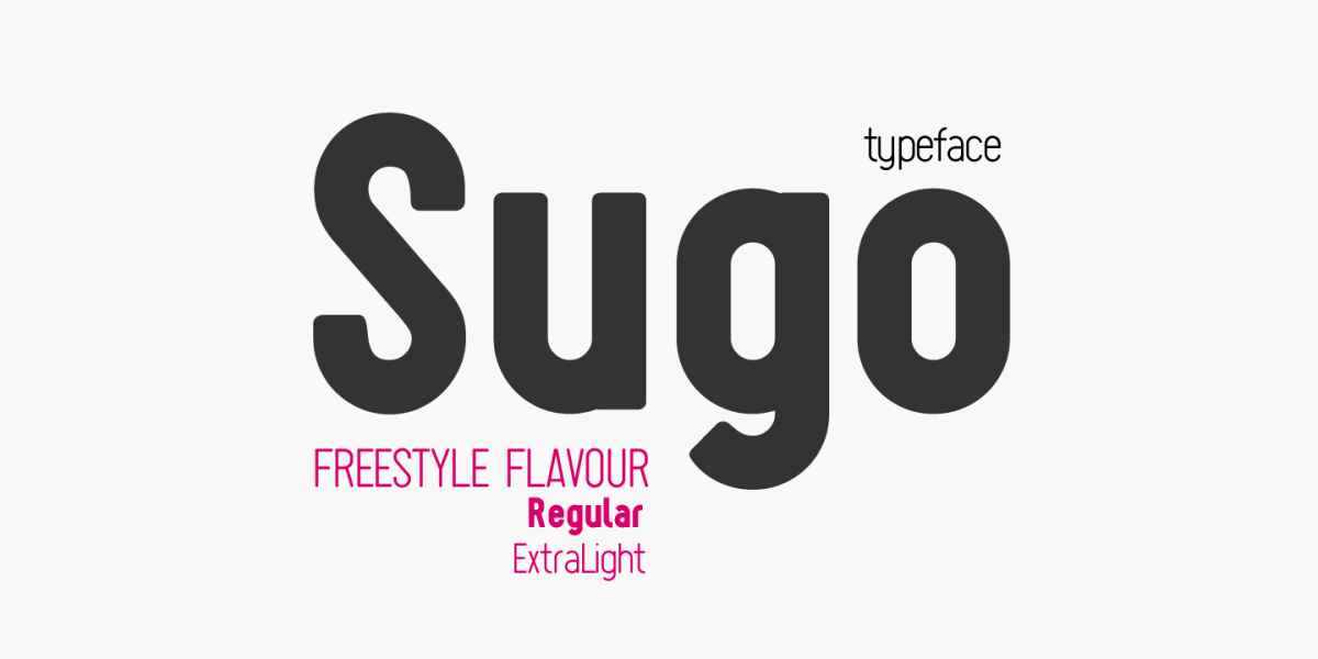 Sugo Font Family · 1001 Fonts