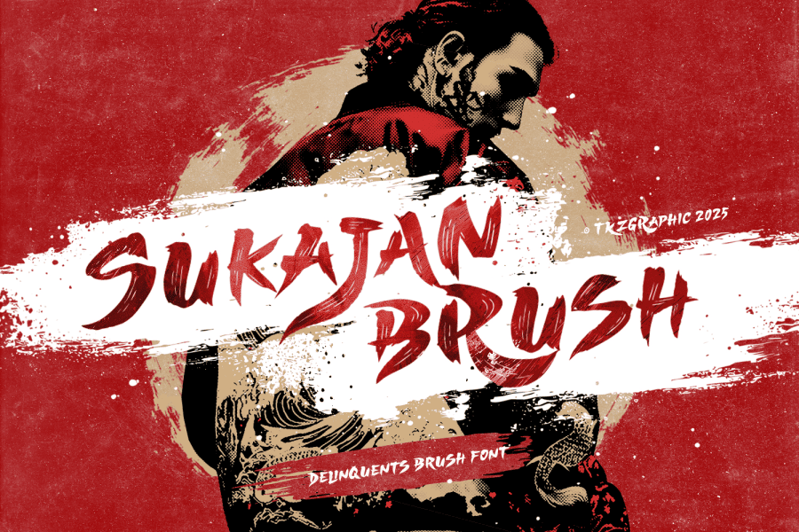 Sukajan Brush Demo Font · 1001 Fonts