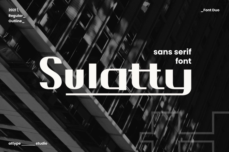 Sulatty Font · 1001 Fonts