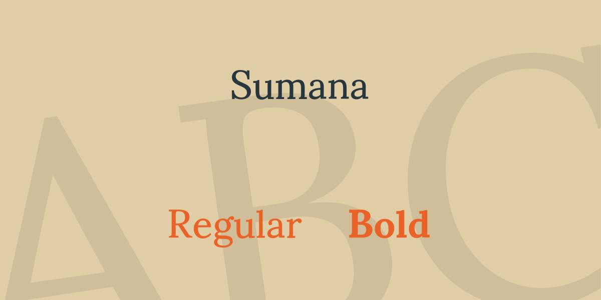 Sumana Font Family · 1001 Fonts