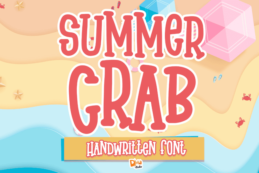 Summer Crab Font · 1001 Fonts