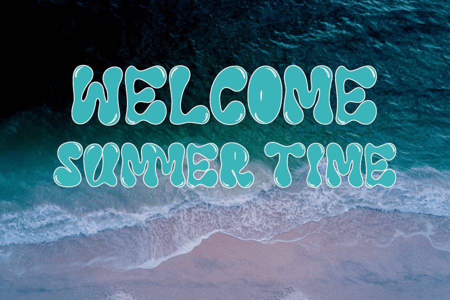 Summer Diving Font · 1001 Fonts
