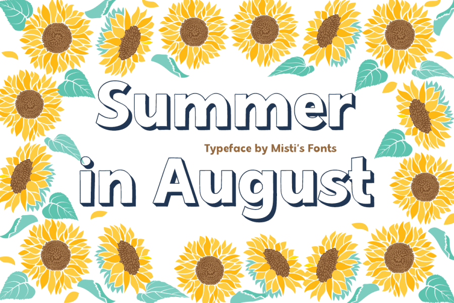 Summer in August Font · 1001 Fonts