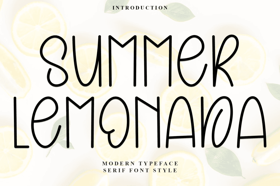 Summer Lemonada Font · 1001 Fonts