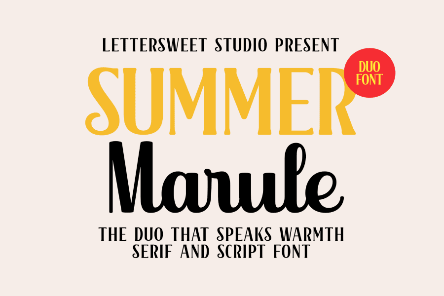 Summer Marule Demo Font · 1001 Fonts