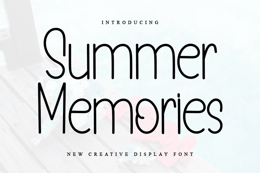 Summer Memories Font · 1001 Fonts