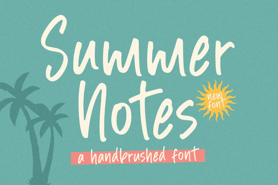 Summer Notes Font · 1001 Fonts