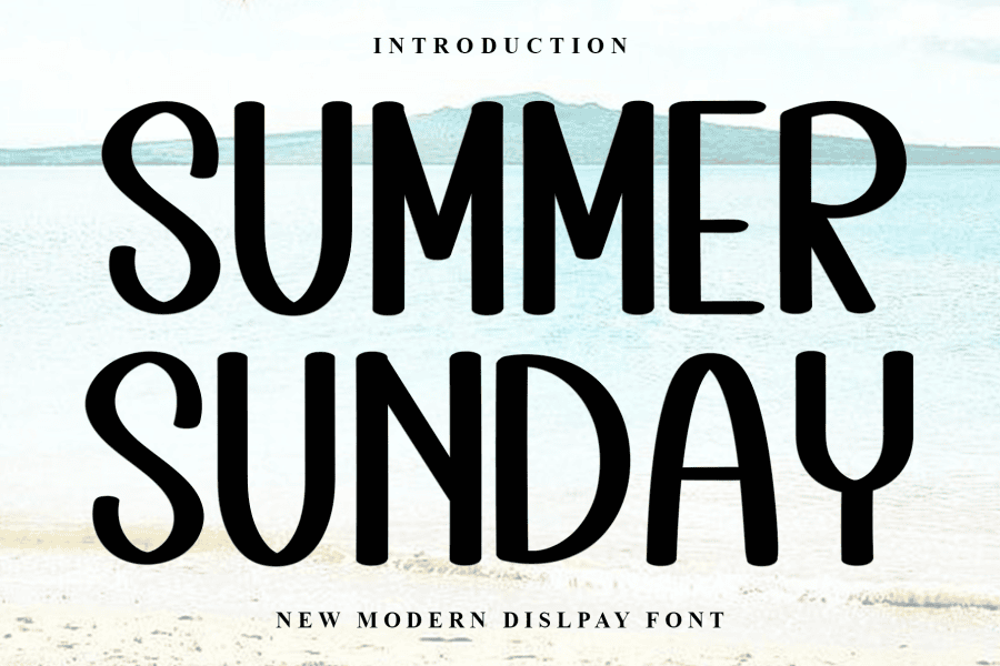 Summer Sunday Font · 1001 Fonts
