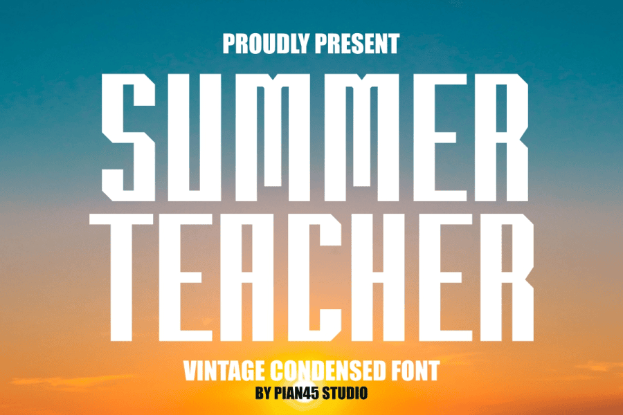 Summer Teacher Font · 1001 Fonts