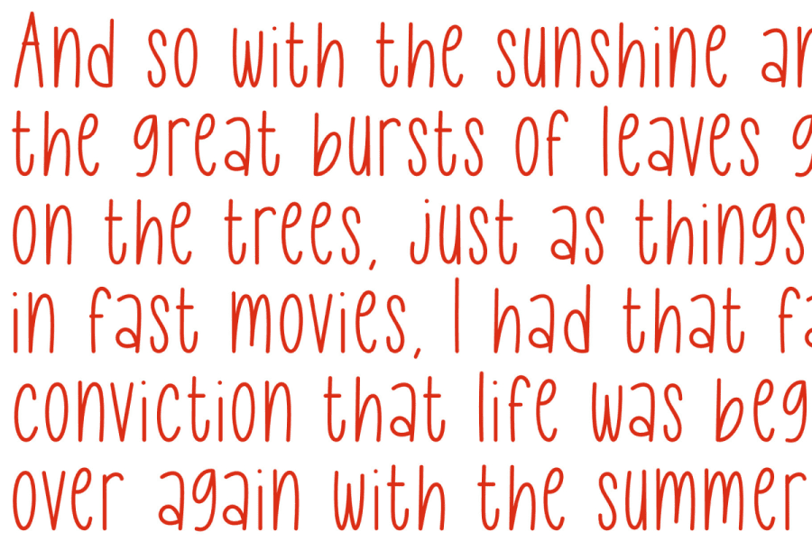 Summer Vacation DEMO Font · 1001 Fonts