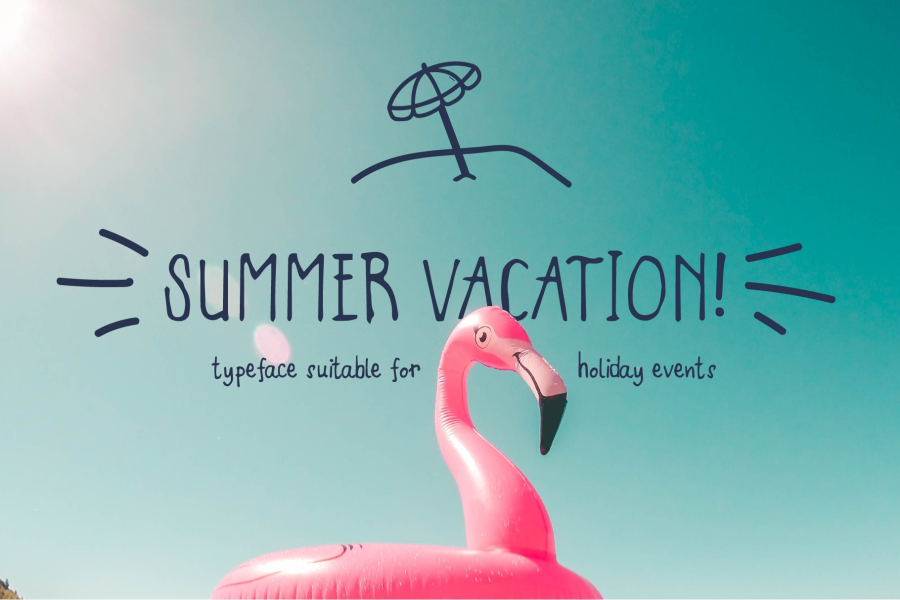 Summer Vacation Font · 1001 Fonts