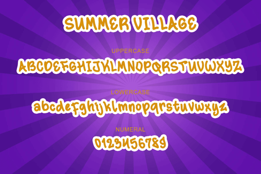 Summer Village Demo Font · 1001 Fonts