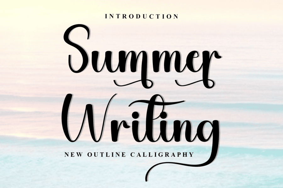 Summer Writing Font · 1001 Fonts