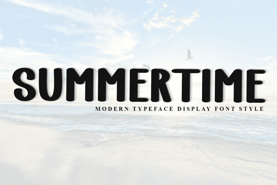 Summertime Font · 1001 Fonts