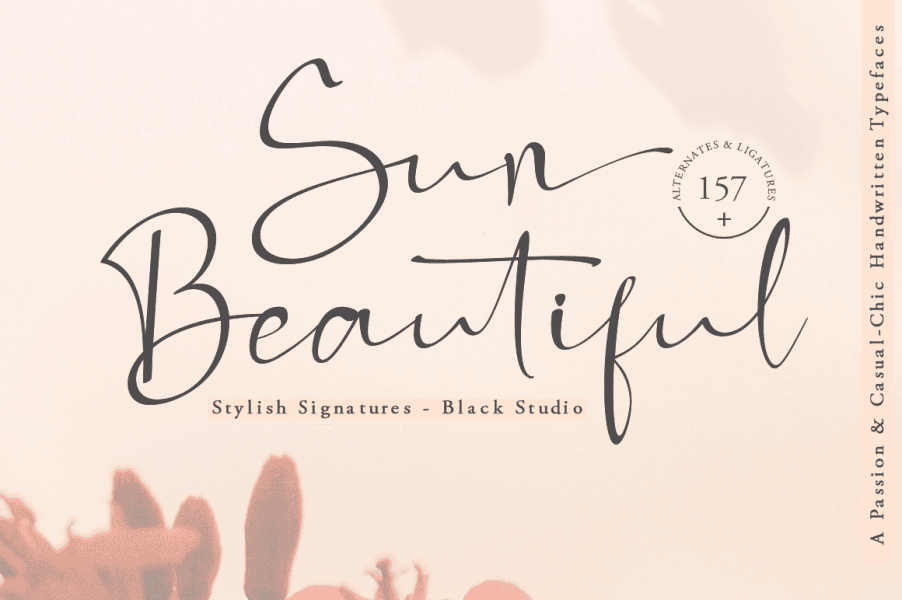 Sun Beautiful Font · 1001 Fonts