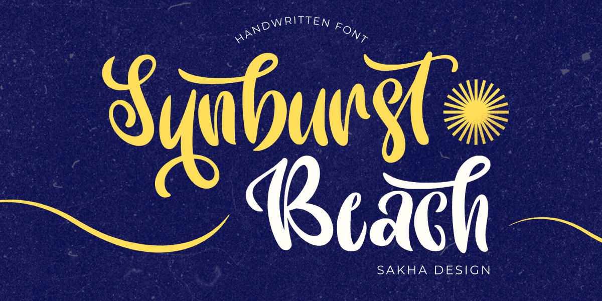 Sunburst Beach - Personal Use Font · 1001 Fonts