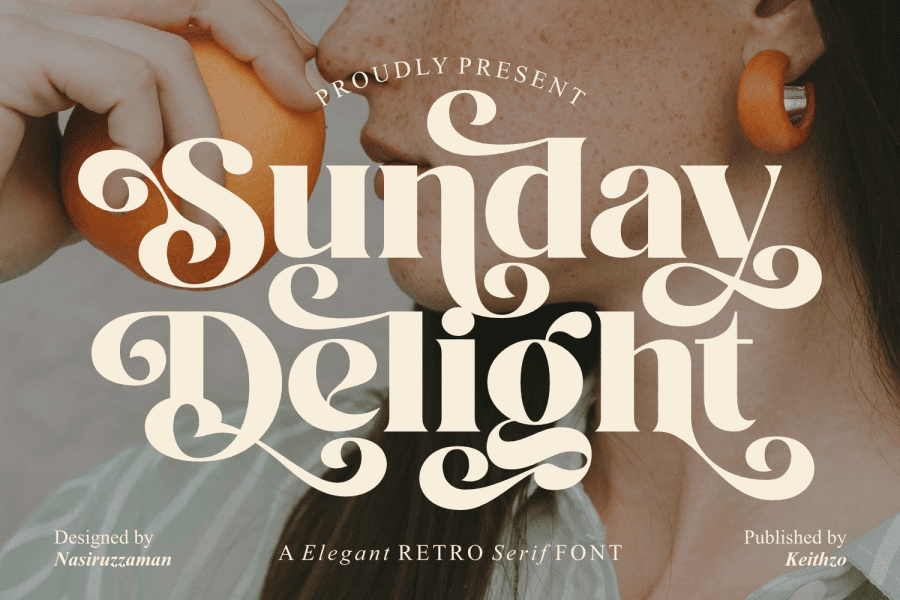 Sunday Delight Font · 1001 Fonts