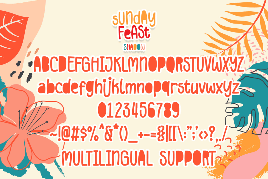 Sunday Feast Font · 1001 Fonts