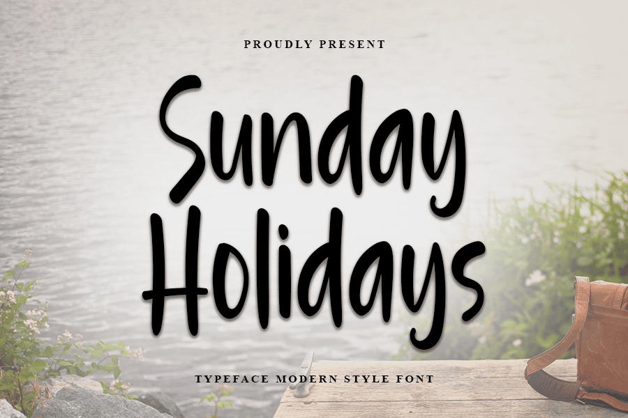 Sunday Holidays Font · 1001 Fonts