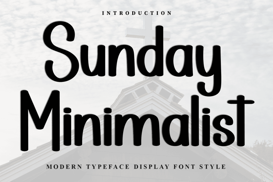 Sunday Minimalist Font · 1001 Fonts