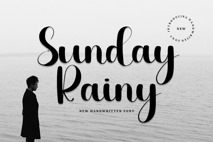 Sunday Rainy Font · 1001 Fonts