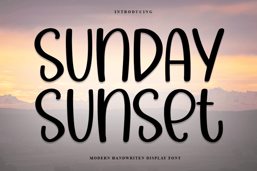 1 Free Sunday, Unicode Font · 1001 Fonts