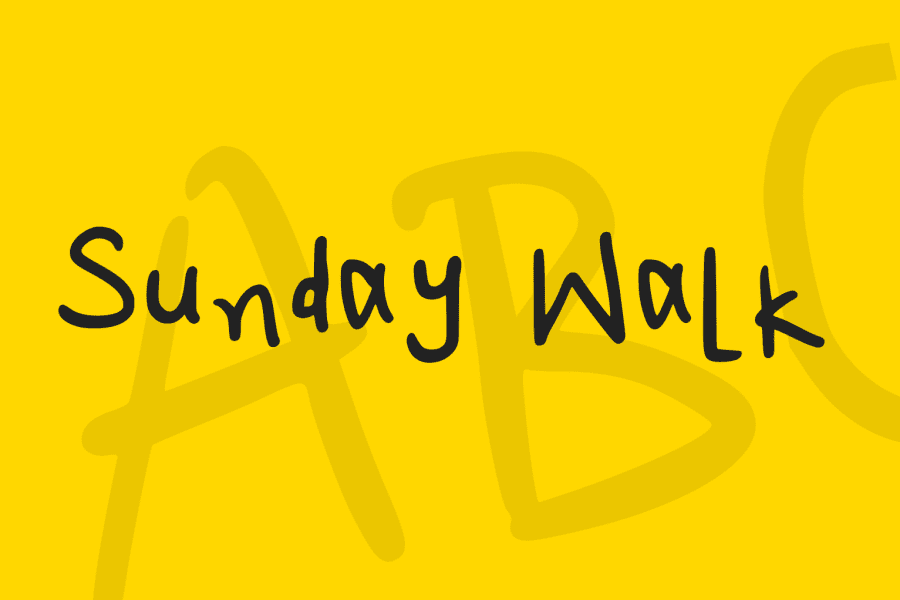 Sunday Walk Font · 1001 Fonts