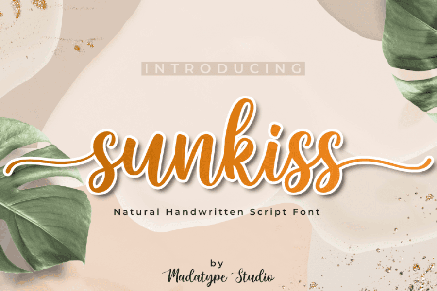 Sunkiss Script Font · 1001 Fonts