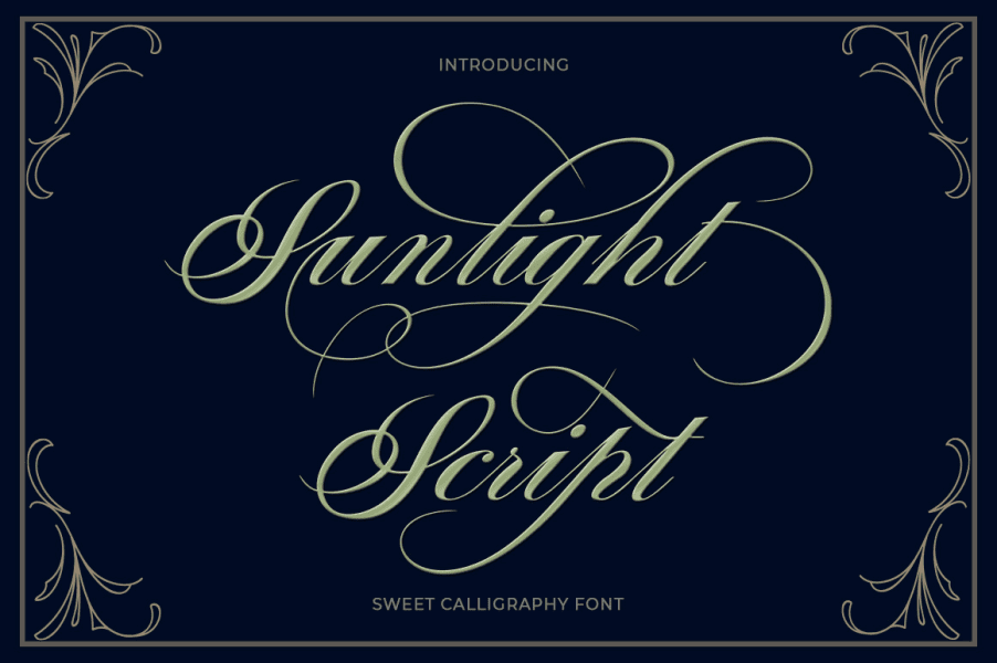 Sunlight Script Font · 1001 Fonts