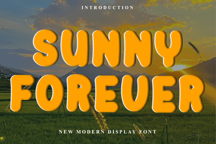 Sunny Forever Font · 1001 Fonts