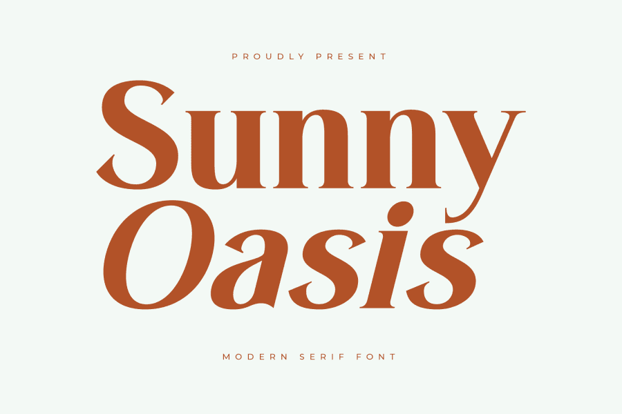 Sunny Oasis DEMO VERSION Font Family · 1001 Fonts