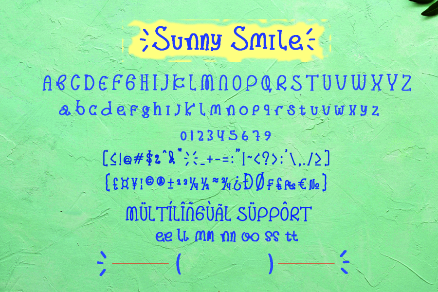 Sunny Smile Font · 1001 Fonts